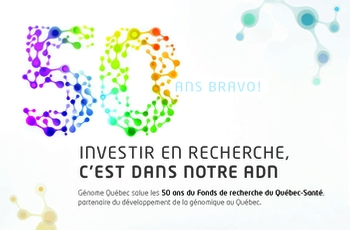 Génome Québec is proud to salute the FRQS 50th anniversary ...