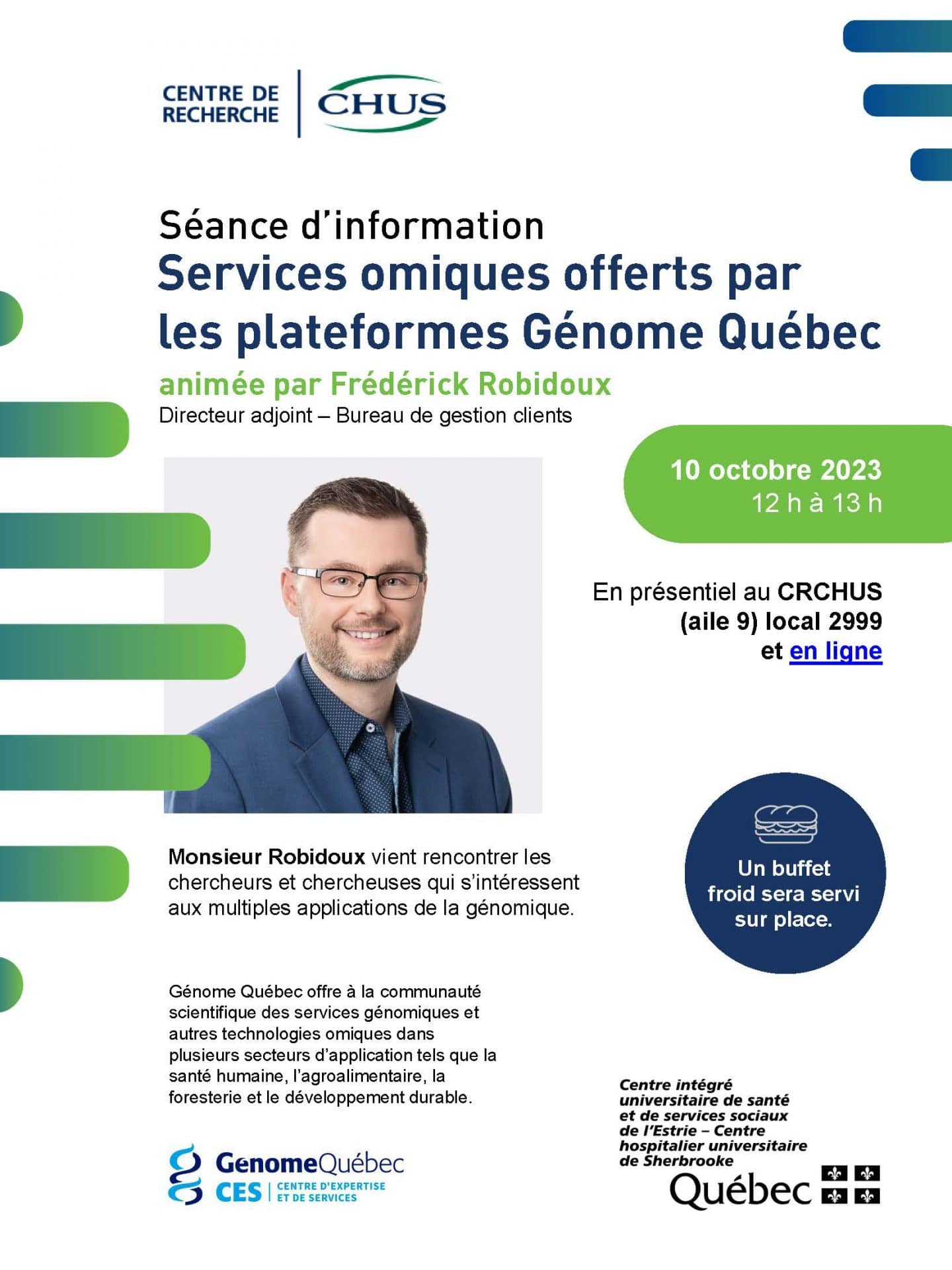 Services omiques offerts par les plateformes Génome Québec ...